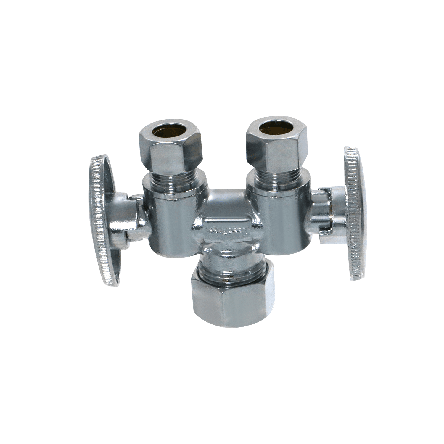 1 Pcs XFITTING OD Compression 3/8 Inch x 3/8 Inch OD Compression x 5/8 Inch OD Compression Dual ...