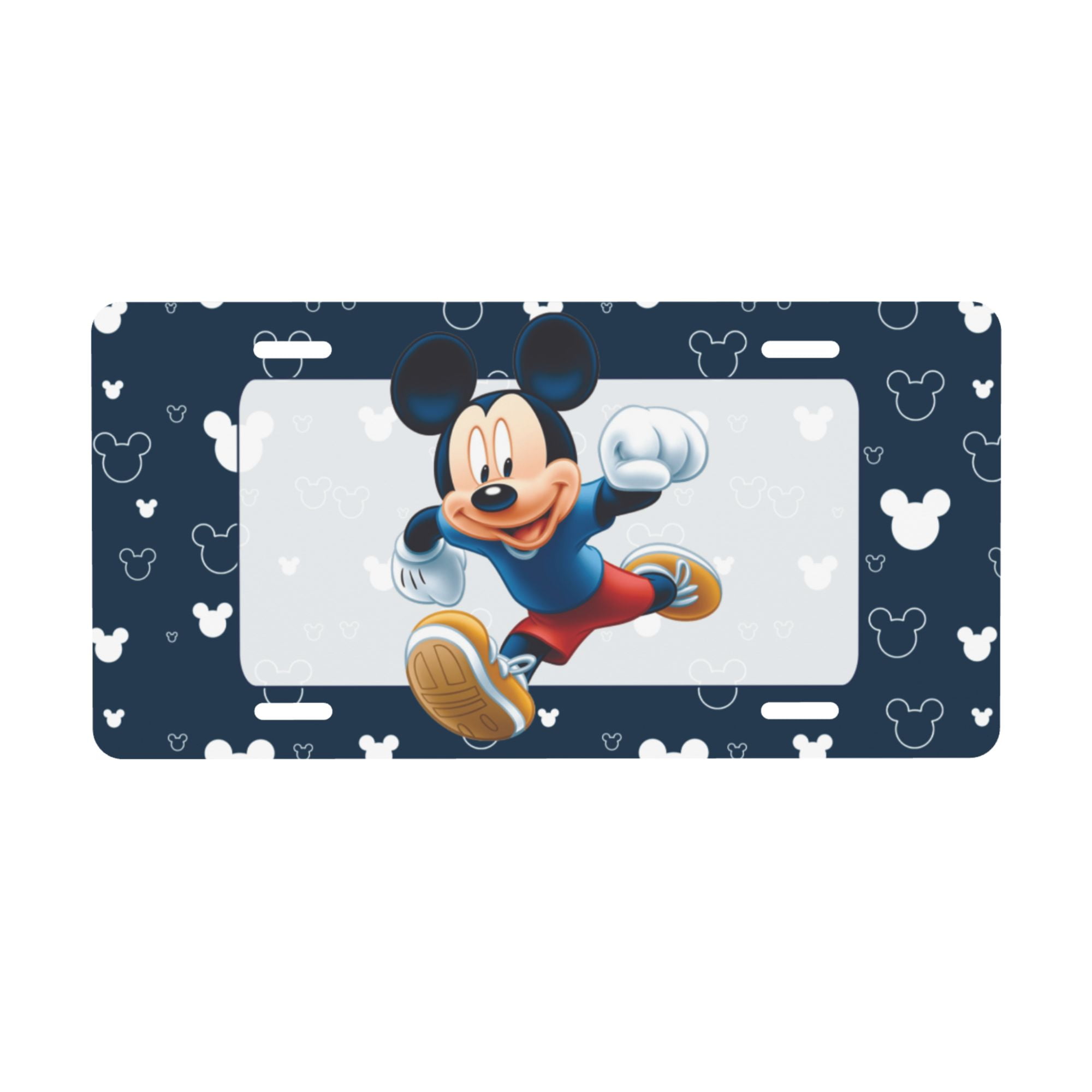 1 Pcs mickey mouse Minnie 90s Classic Car front license plate Decor ...