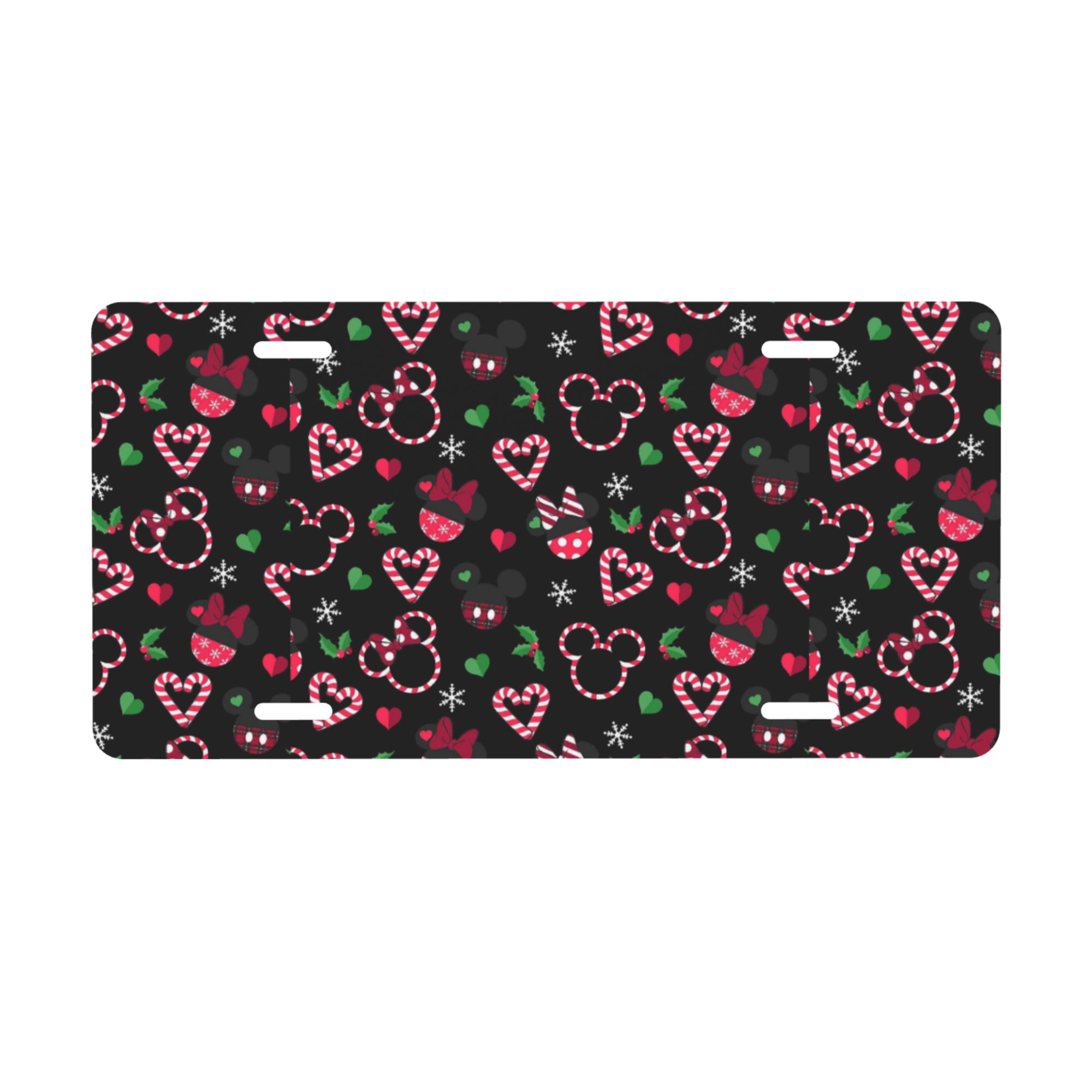 1 Pcs mickey mouse Minnie 90s Classic Car front license plate Decor ...