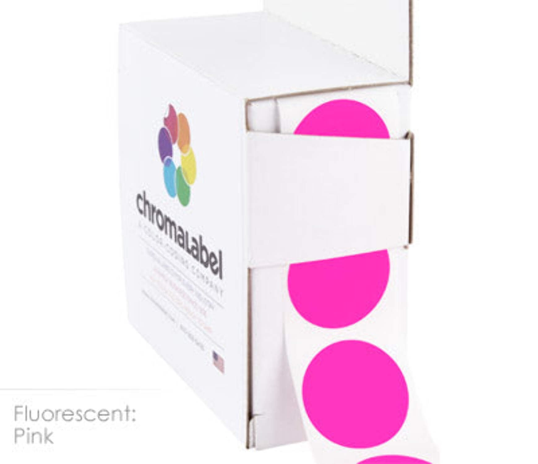 1" Permanent Round, Color-Code Dots: 250/Box - Walmart.com