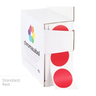 3/4" Removable Round, Color-Code Dots: 250/Box - Walmart.com