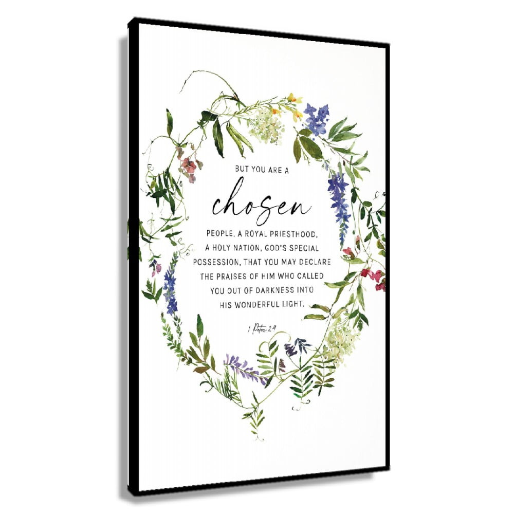 1 Peter 2 9 Bible Verse Wall Art Christian Wall Art Scripture Wall Art ...