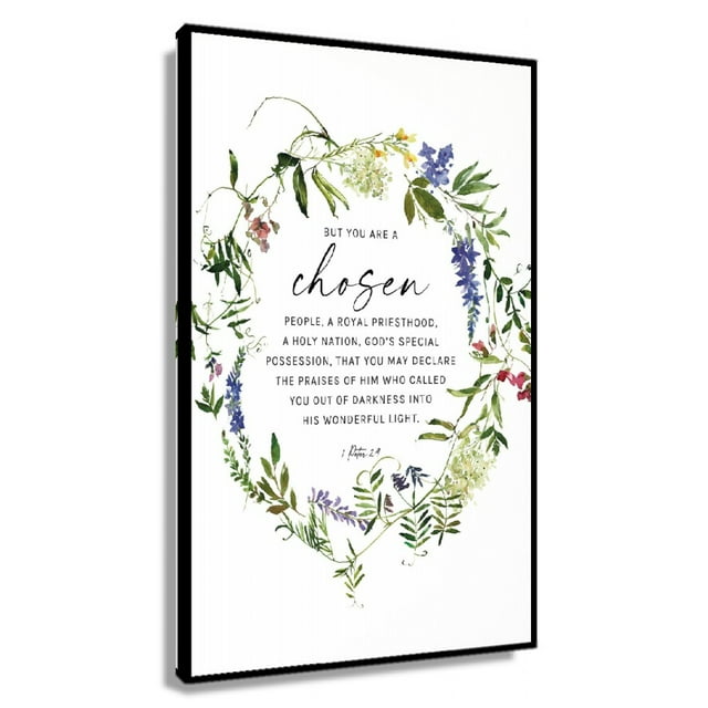 1 Peter 2 9 Bible Verse Wall Art Christian Wall Art Scripture Wall Art ...