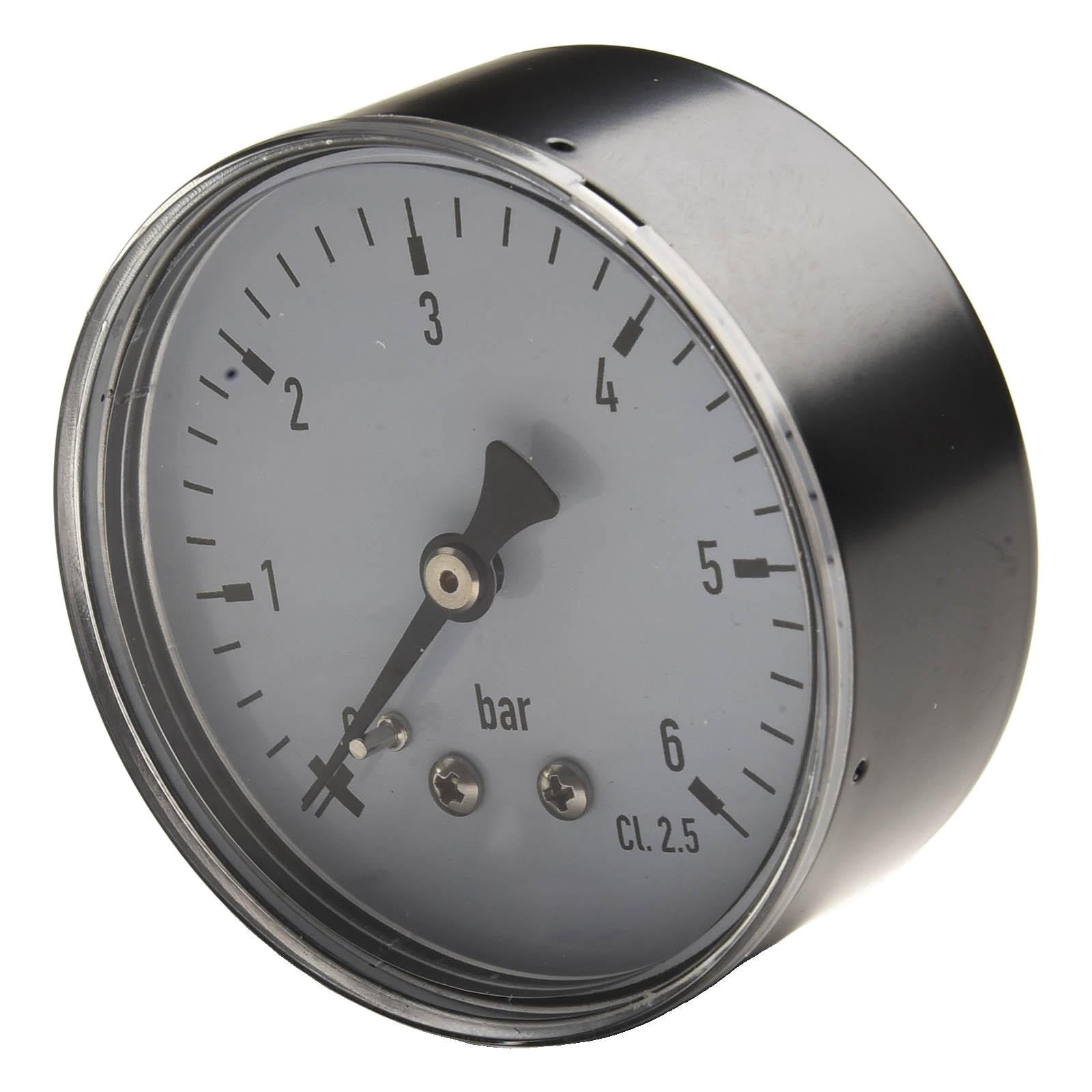 1 Piece 1/4 Male NPT Thread Installation 0-6 Bar Pressure Gauge ...
