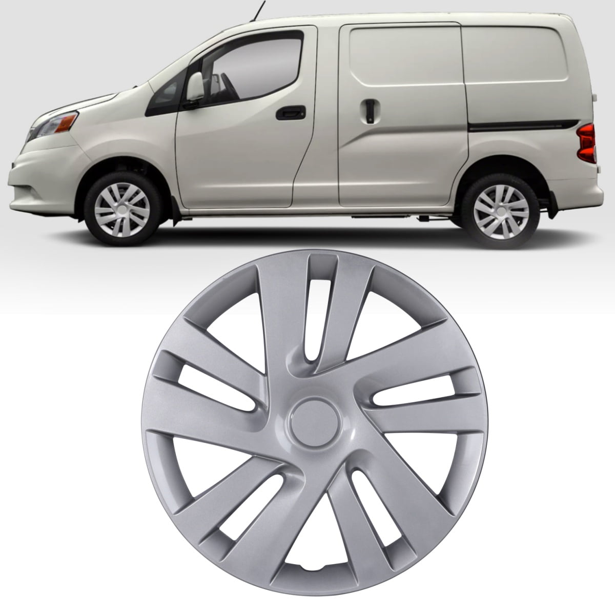 1 Piece 15" Hubcap Wheel Rims Cover for 2013-2021 Nissan Nissan Nv200 ...