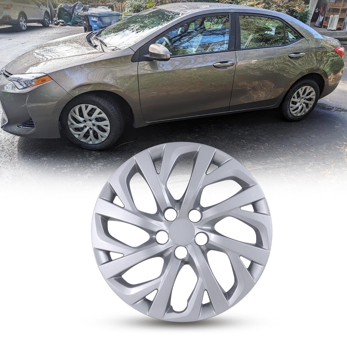 1 Piece 16" Hubcaps Wheel Rims Cover Fit for 2017-2019 Toyota Corolla ...