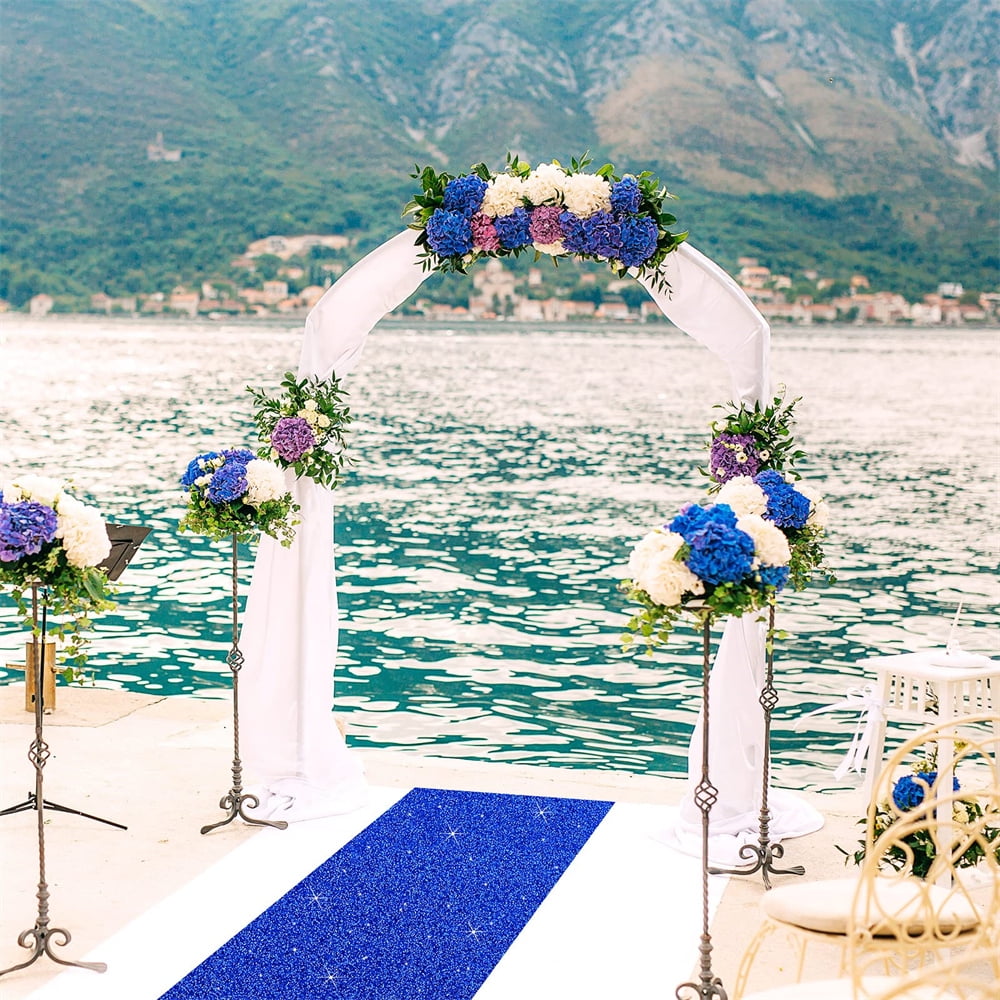 SoarDream 1 Piece 2ftx15ft Sequin Aisle Runner for Wedding Shimmer ...