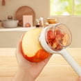 1 Piece 3-in-1 Vegetable Peeler with Storage Container Stainless Steel ...