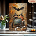 1-Piece 8x12in Witch Girls in Teal Car Autumn Forest Halloween Wall Art ...