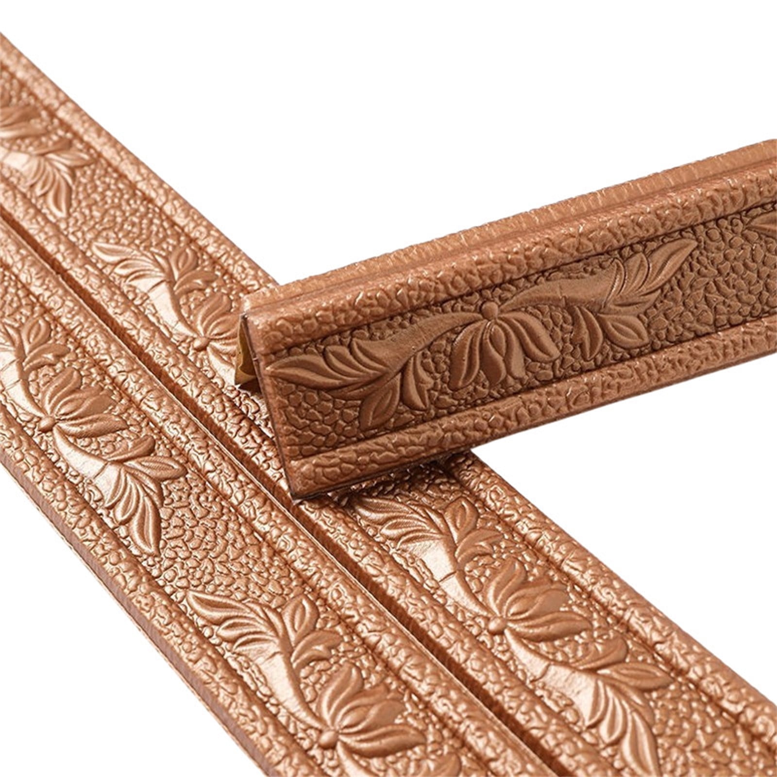 1 Piece 90 Feet by 3 Inch Self Adhesive Flexible Foam Molding Trim, 3D ...