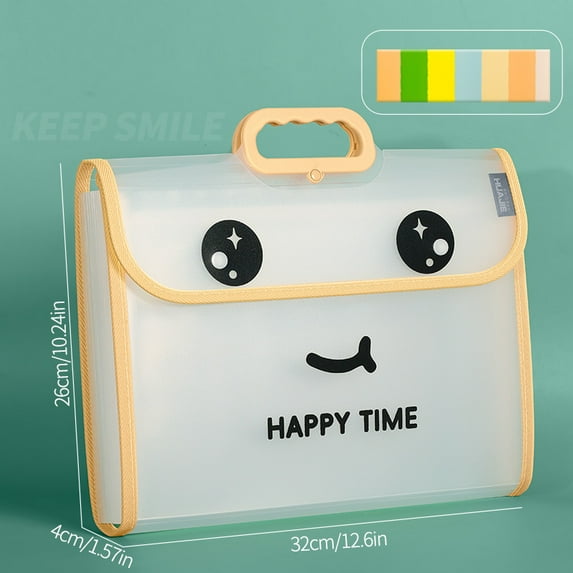 1 Piece A4 13-Pocket Accordion File Folder - Portable Student/Office ...