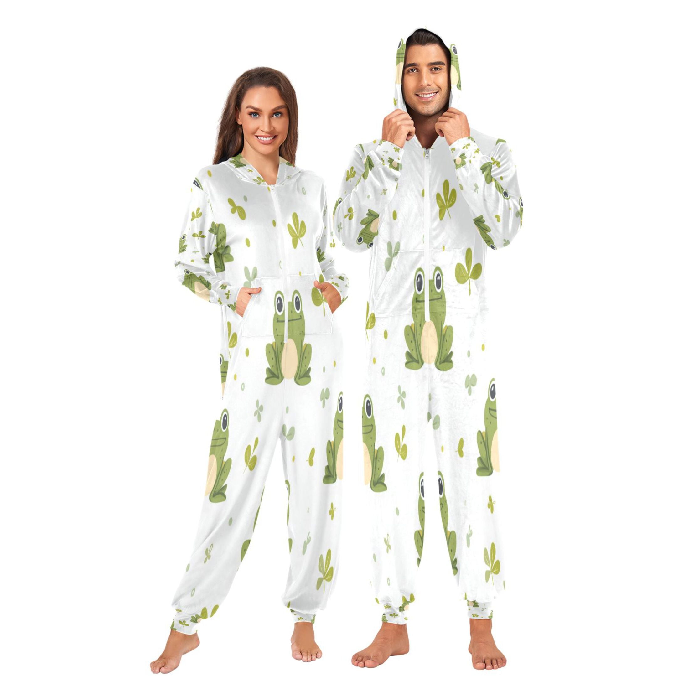 1 Piece Adult Onesie Pajamas Cozy & Loose-Fit Sleepsuit Loungewear with ...