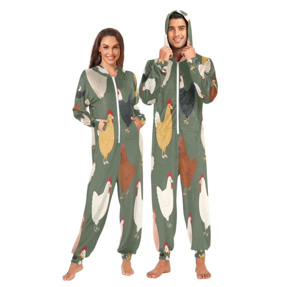 1 Piece Adult Onesie Pajamas Cozy & Loose-Fit Sleepsuit Loungewear with ...