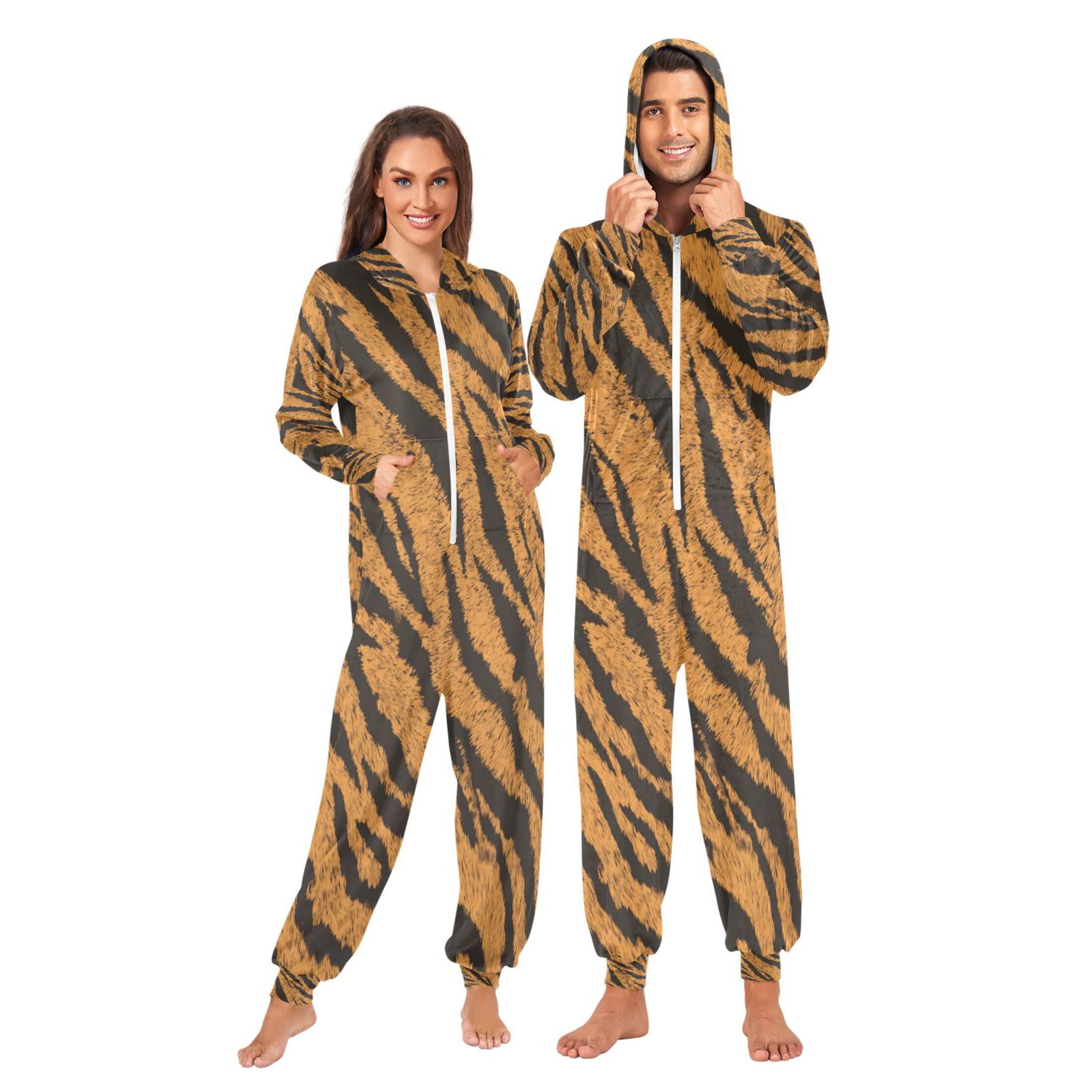 1 Piece Adult Onesie Pajamas Cozy & Loose-Fit Sleepsuit Loungewear with ...
