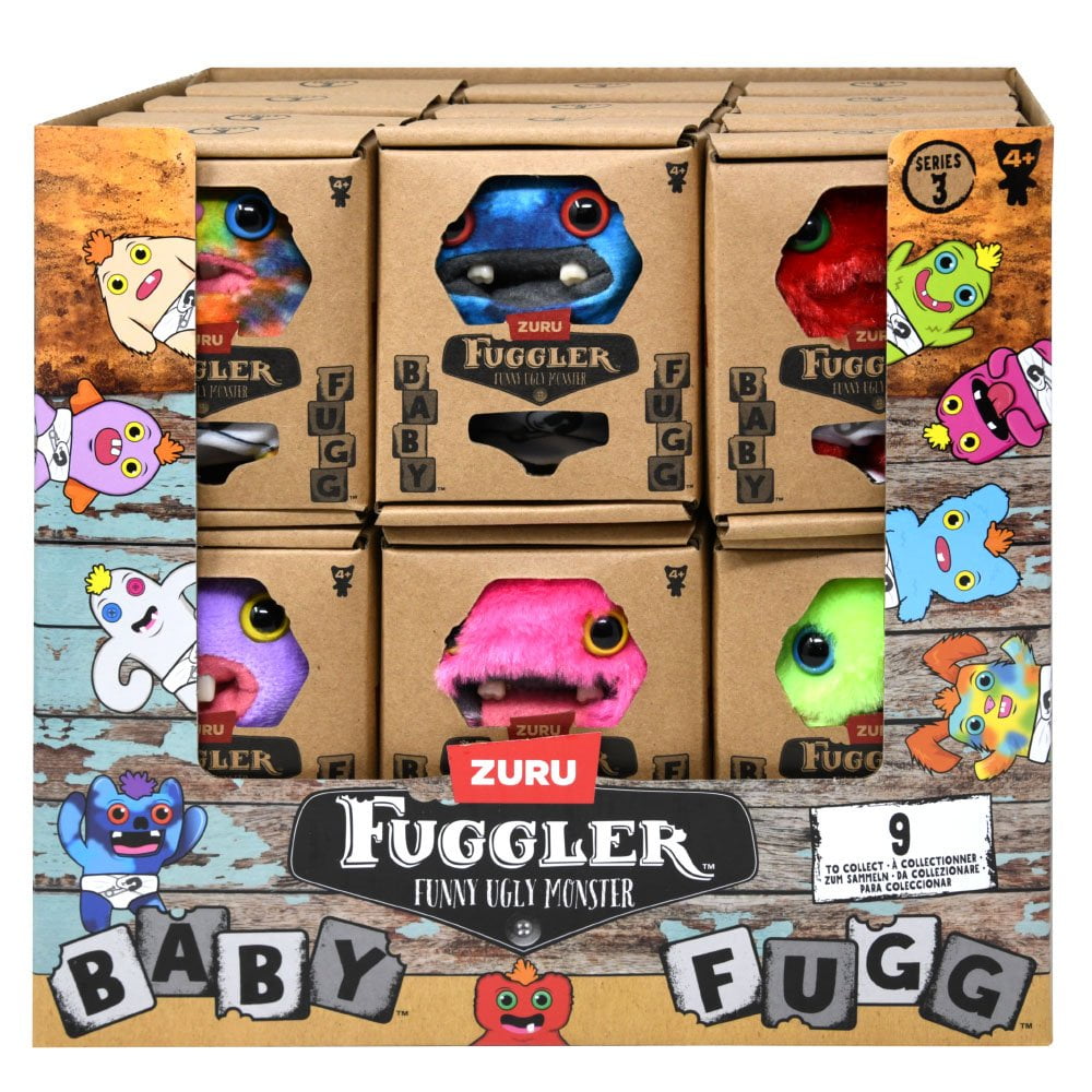 1 Piece Baby Fuggs 3.5" Plush Fuggler in window box - 8 asst in PDQ ...