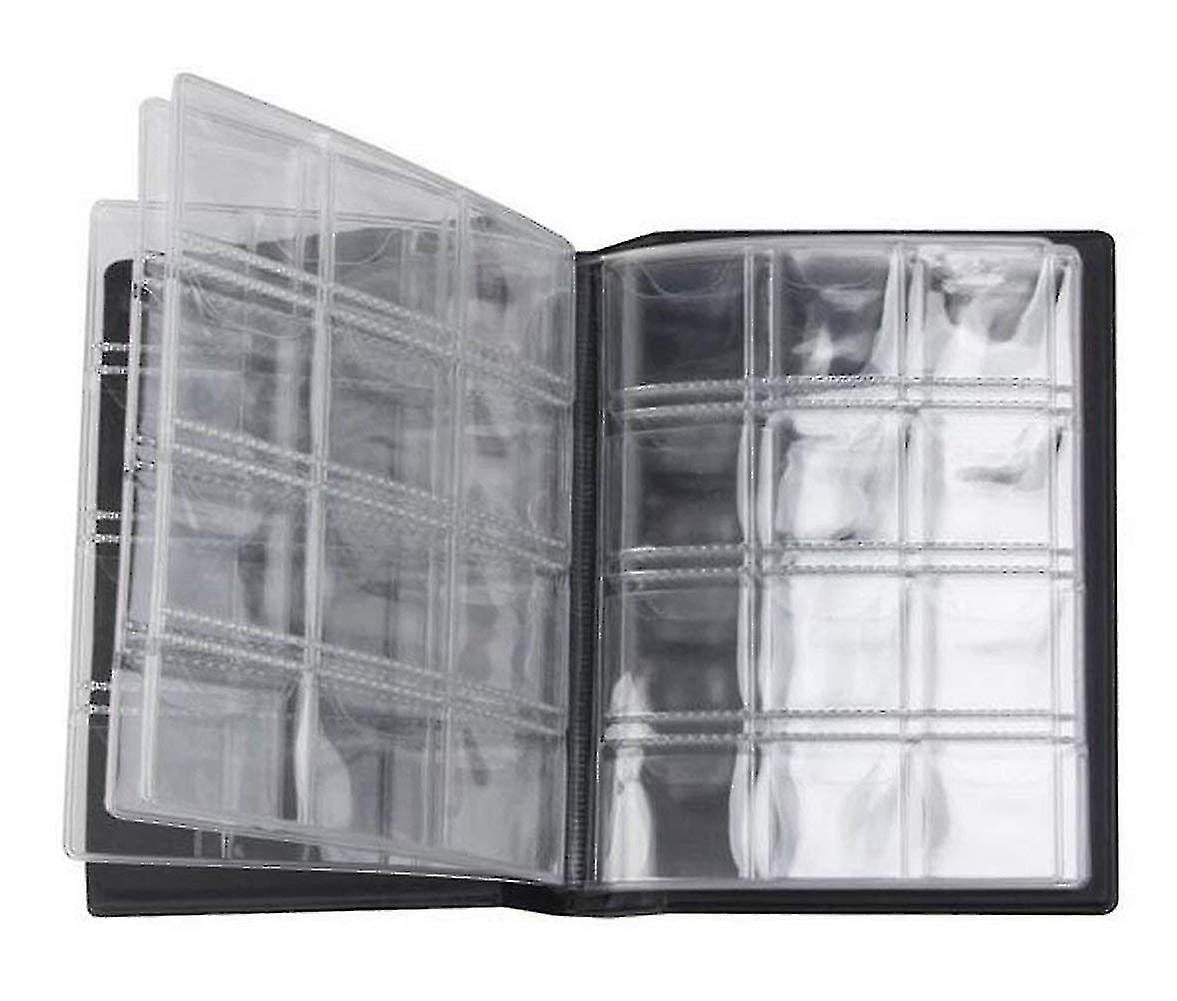 1 Piece Black 10 Pages 120 Pockets Coin Collection Album Commemorative ...