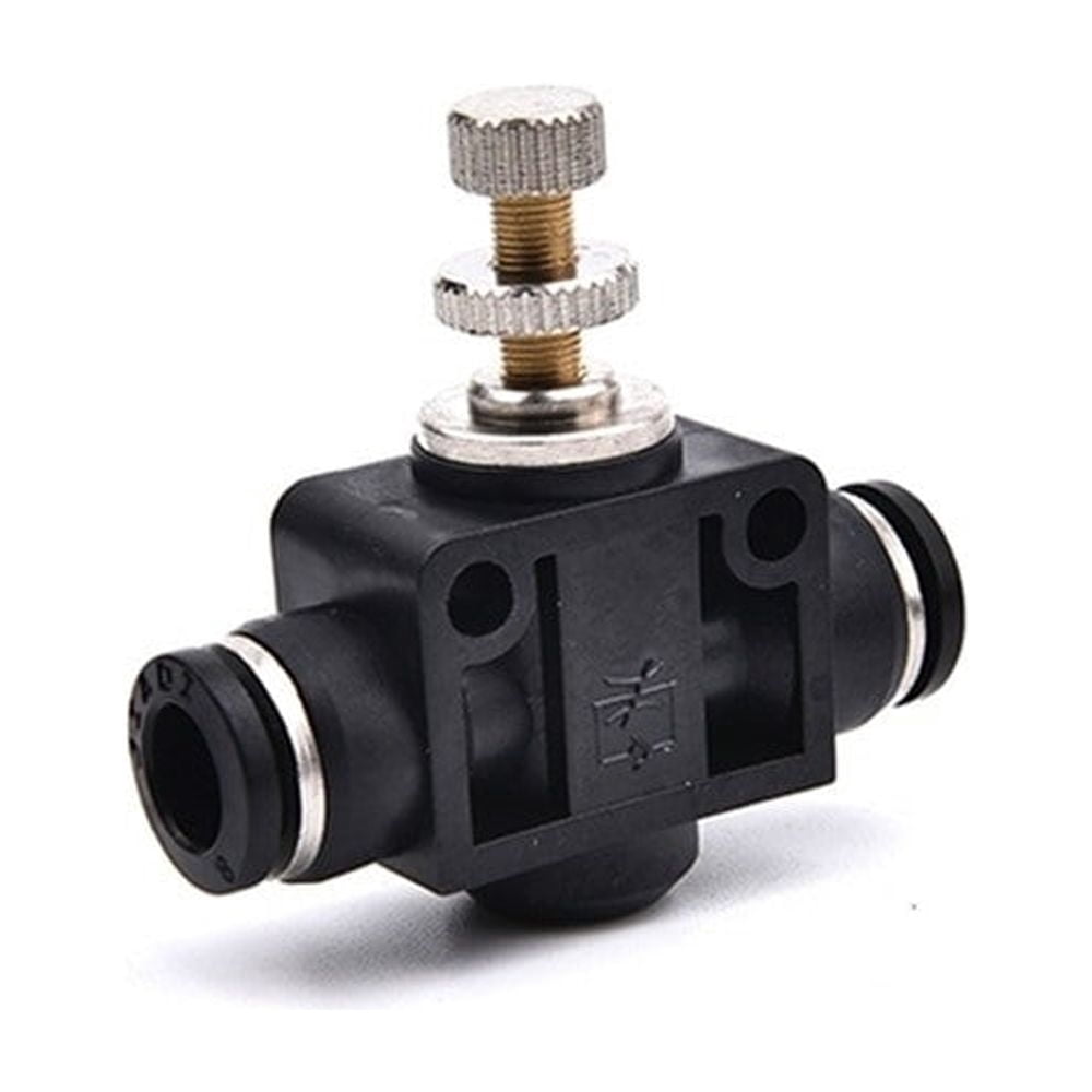 1 Piece Black DSA 4 6 8 10 12MM OD Tube Flow Control Throttle Valve ...