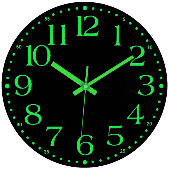 Glow Dark Clock