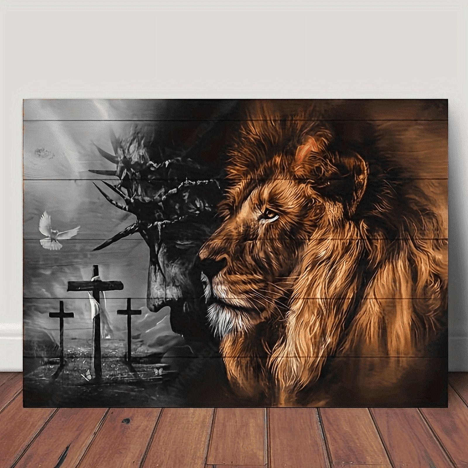 JAYWAYNE (12*8 in)1 Piece Canvas Painting with Wood Frame, Ready to ...
