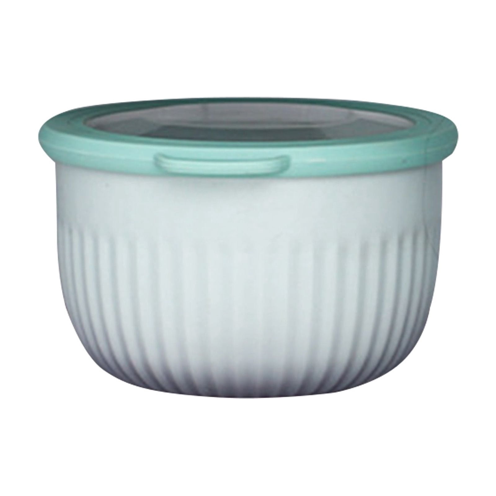 1-Piece Colorful Plastic Mixing Bowls with Lids, Large Deep Nesting ...
