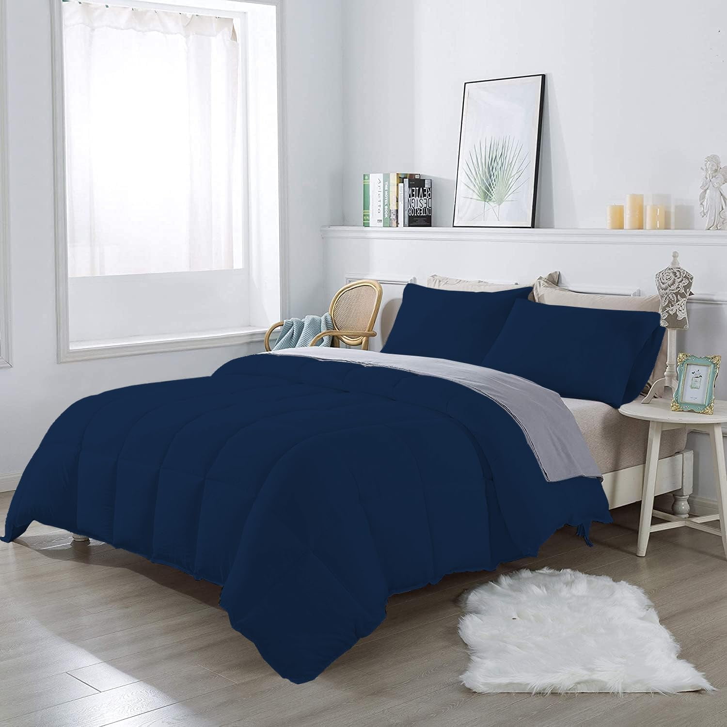 1 Piece Cotton 800 Thread Count Comforter Super King Size (116" x 98 ...