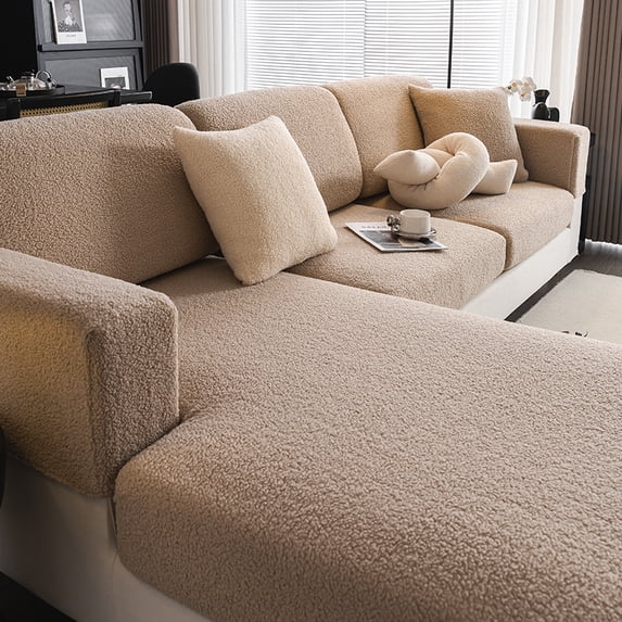 1 Piece Couch Cushion Covers for Sectional Sofa, Stretch Soft Sofa ...
