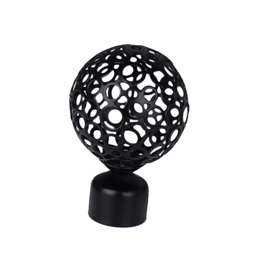 1 Piece Drapery Curtain Rod Ends Caps Finials ,Unique Design Chic 28mm ...