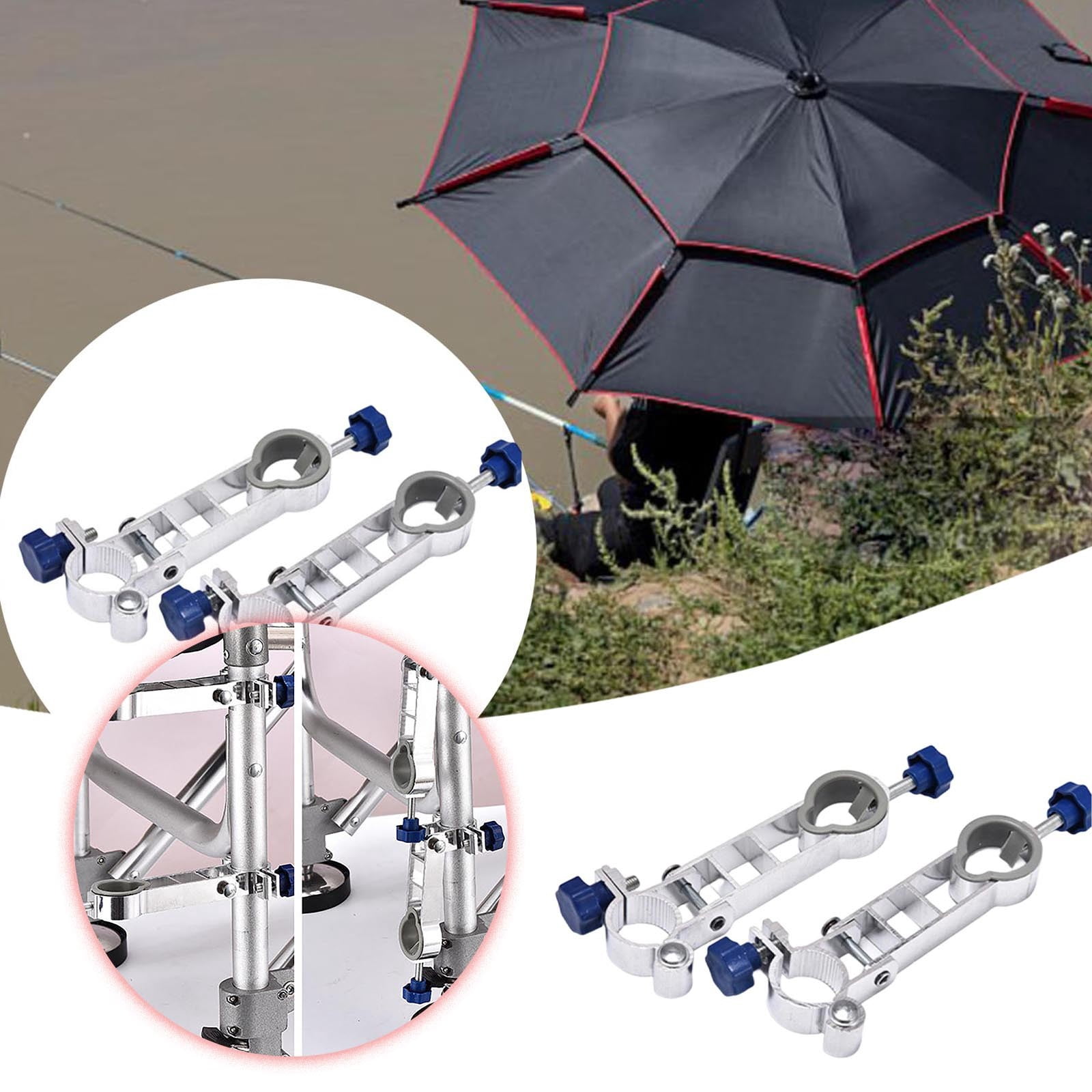 1 Piece Fishing Chair Clamp Holder Camping Mount Clamps Universals ...