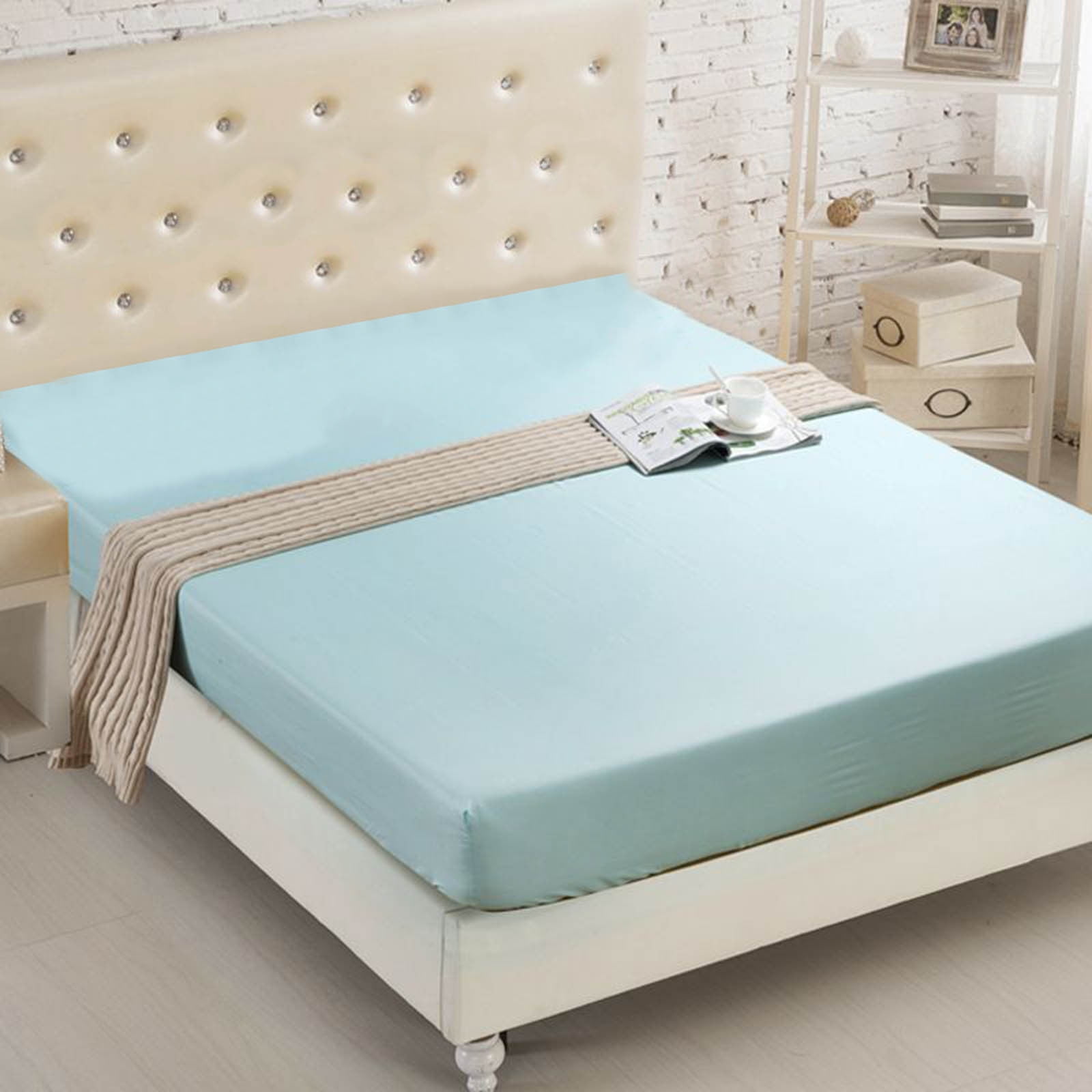 1 Piece Fitted Sheet Twin Premium Hotel Quality 1800 Collection Bedding ...