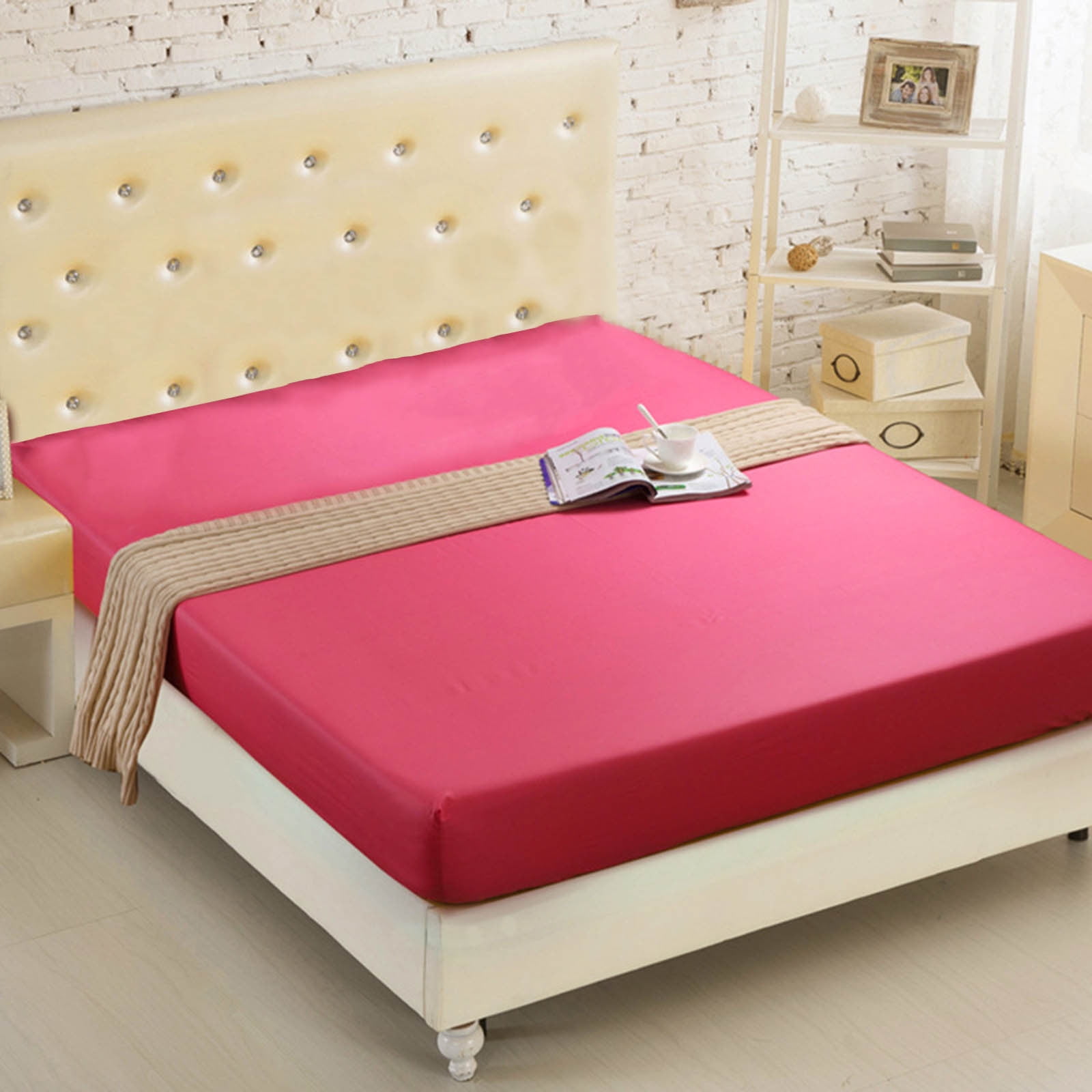 1 Piece Fitted Sheet Twin Premium Hotel Quality 1800 Collection Bedding ...