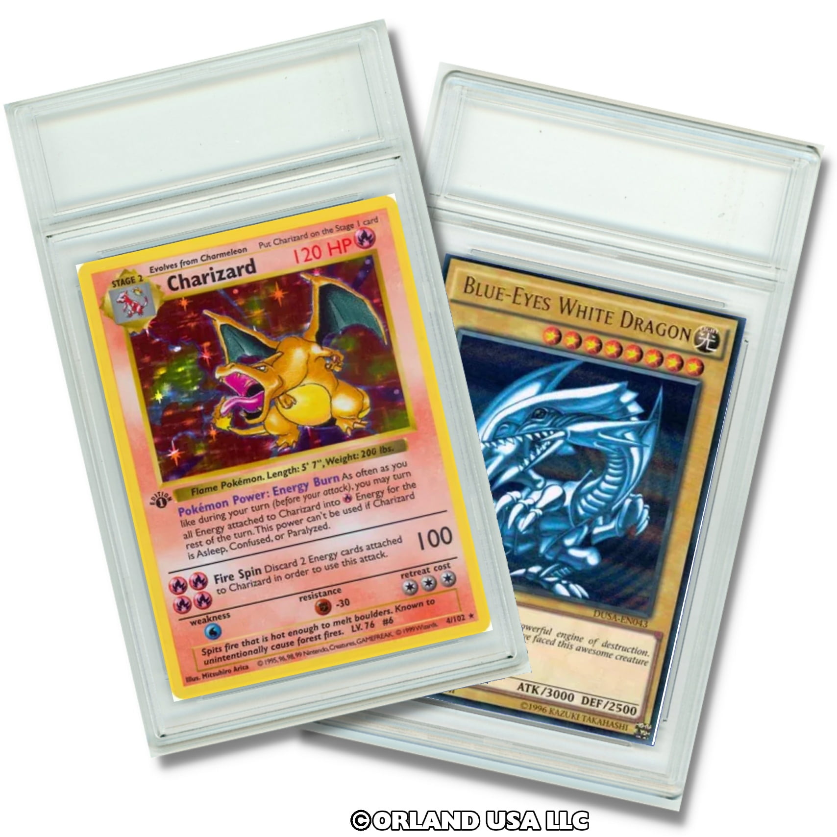 1 Piece Graded Card Slabs Holders Graded Trading Card Protector Acrylic ...