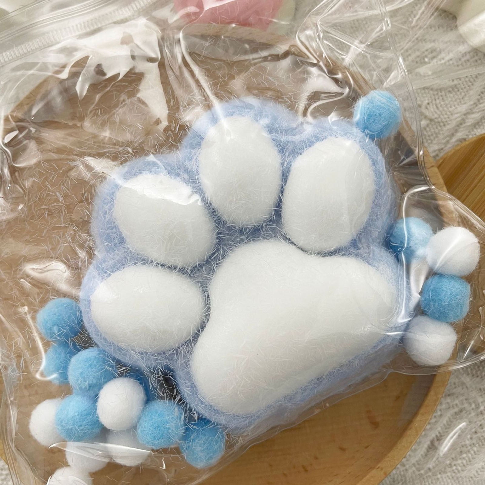 1 Piece Handmade Taba Squishy Cat Paw Squeeze Toys, 2025 New Kawaii Cat ...