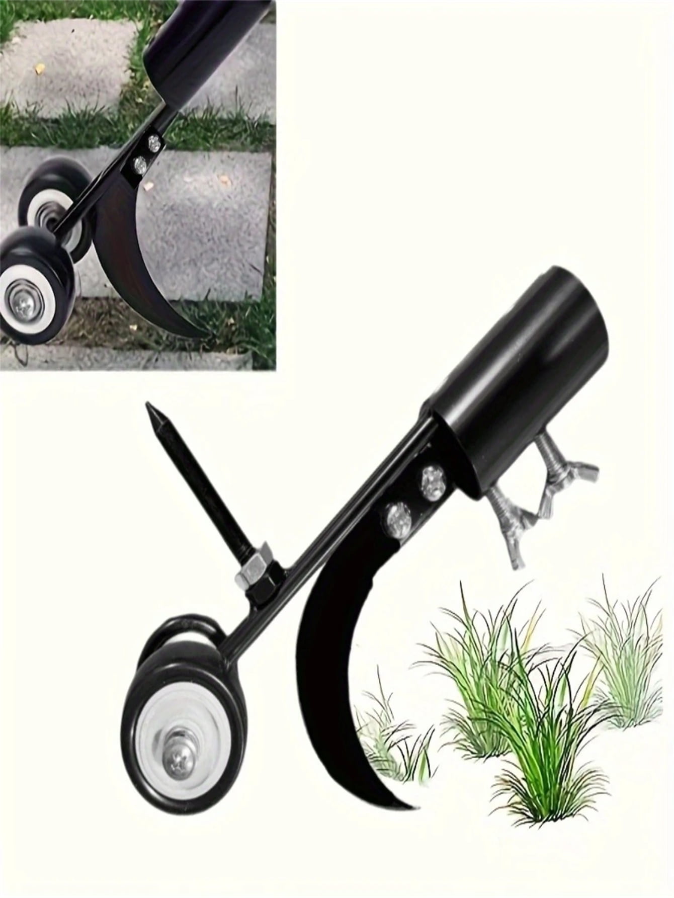 1 Piece Heavy Duty Metal Garden Weeding Roller - Multifunctional Gap ...