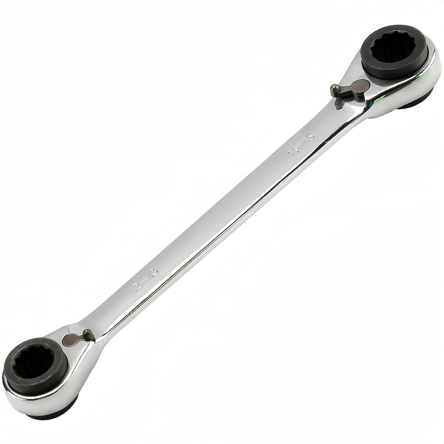 1 Piece High-quality Double-headed Two-way Ratchet Spanner with Double ...
