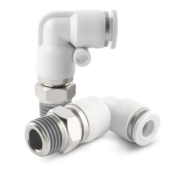 1 Piece High-speed Rotary Joint Threaded Straight Through Elbow 360 ...