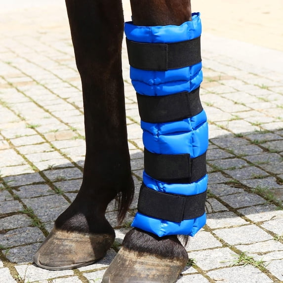 1 Piece Ice Boot for Horse, Cool Gel Pack Leg Wrap for Treating Full ...