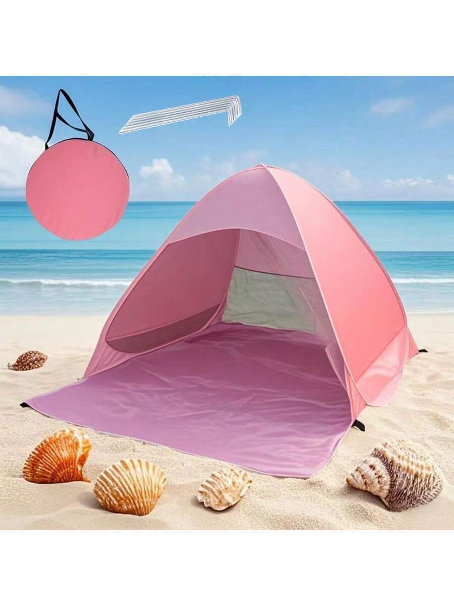 1 Piece Instant Pop Up Beach Camping Tent - Spacious Triangle Design ...