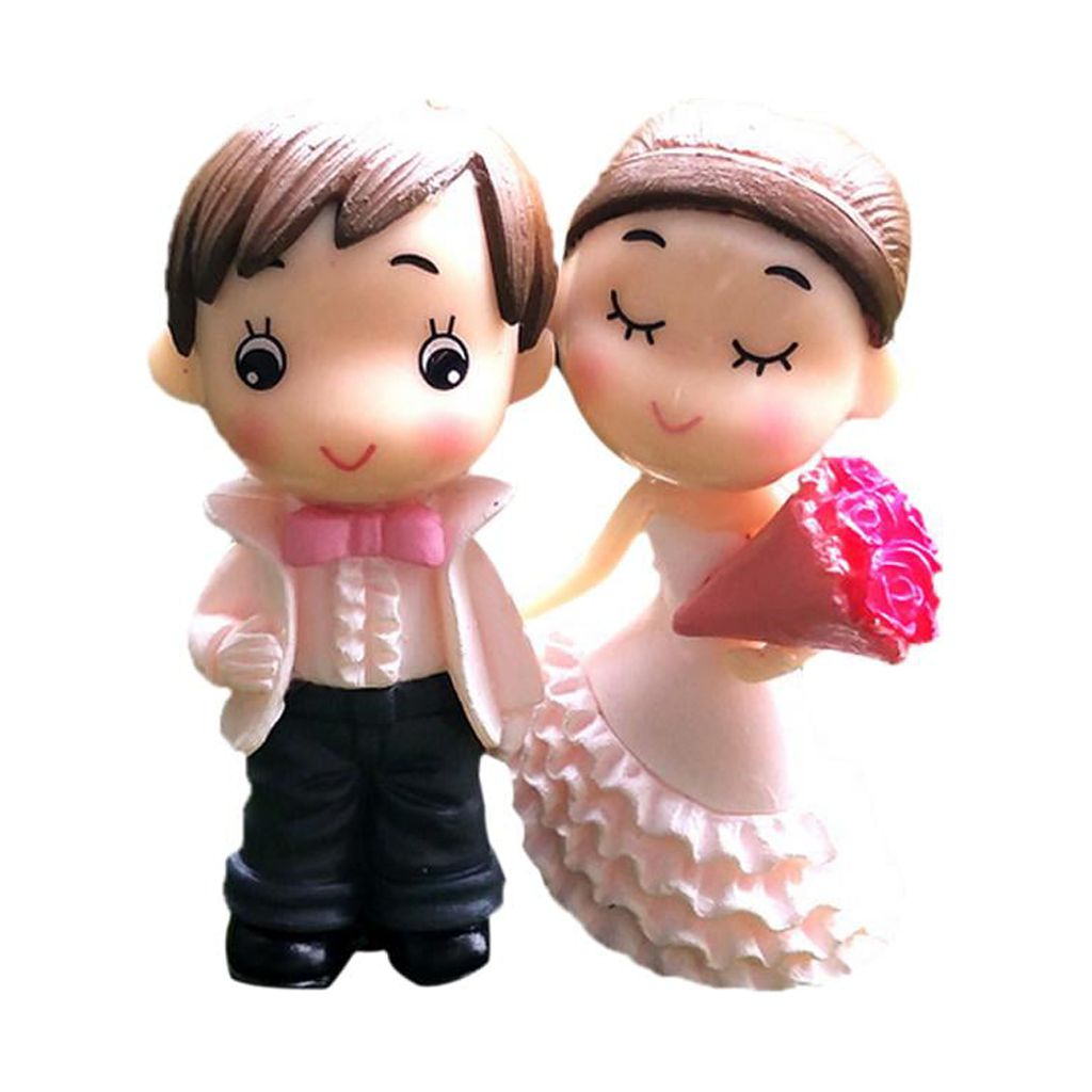 1 Piece Miniature Bride And Groom Figurines Micro Landscape Fairy ...