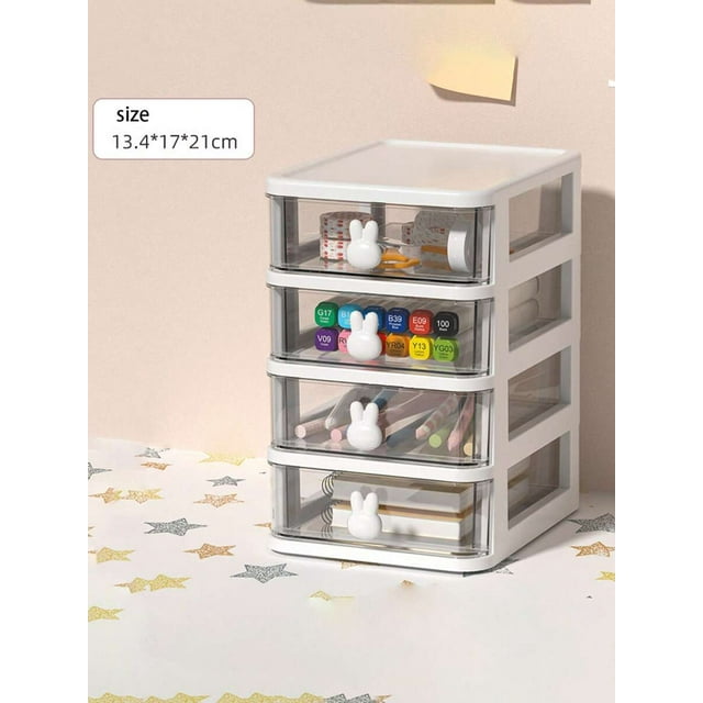 1 Piece Multifunctional Desktop Cosmetic Storage Box With Drawer, Large ...