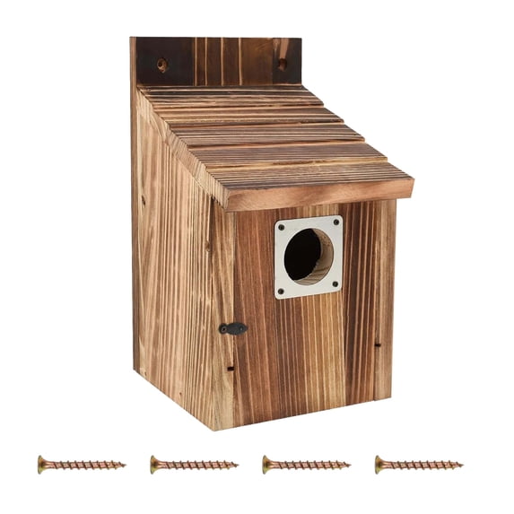 1 Piece Outdoor Bird Nesting Boxes, Bird Nesting Boxes for Outside with ...