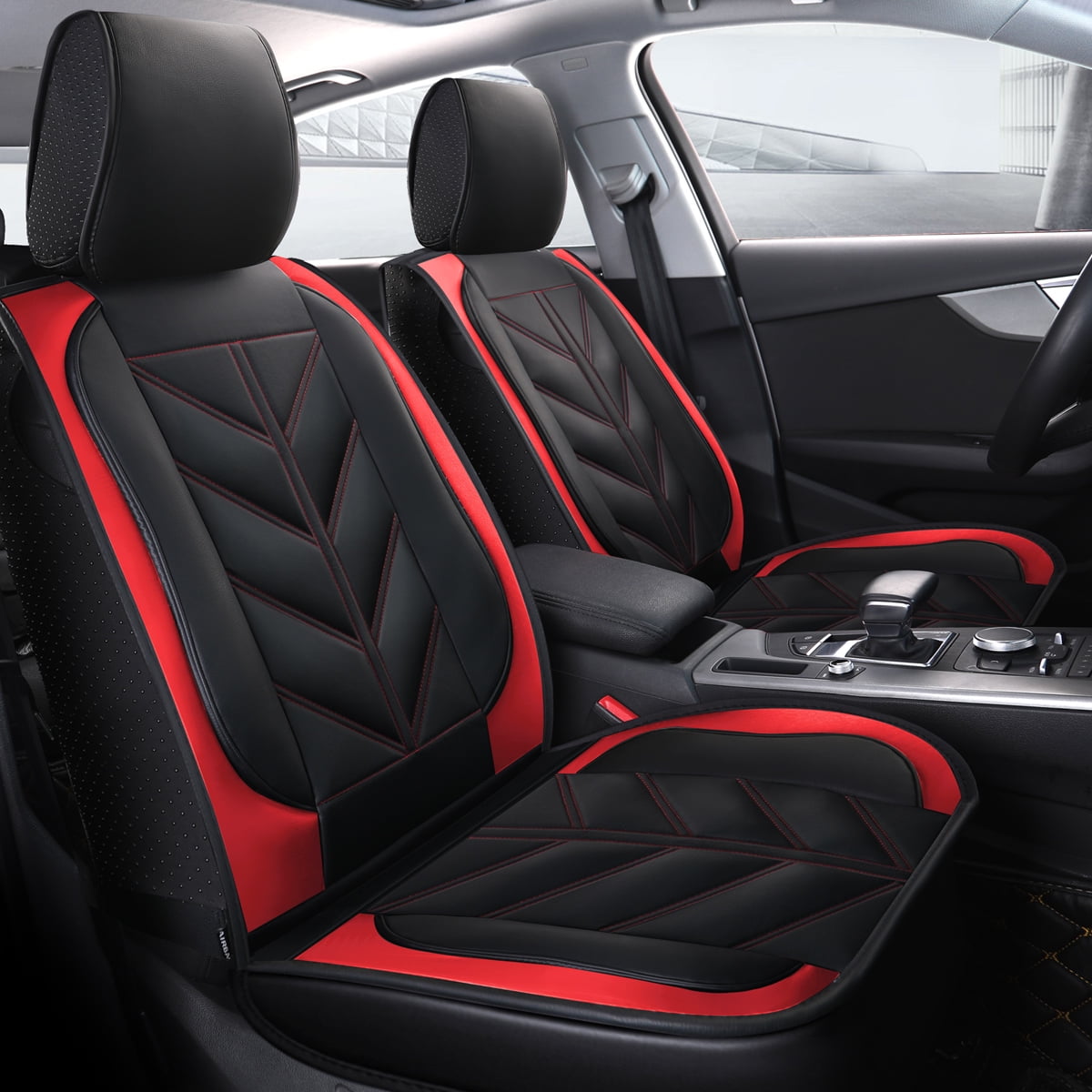 1 Piece PU Leather Front Car Seat Cover ,Breathable and Soft Texture ...