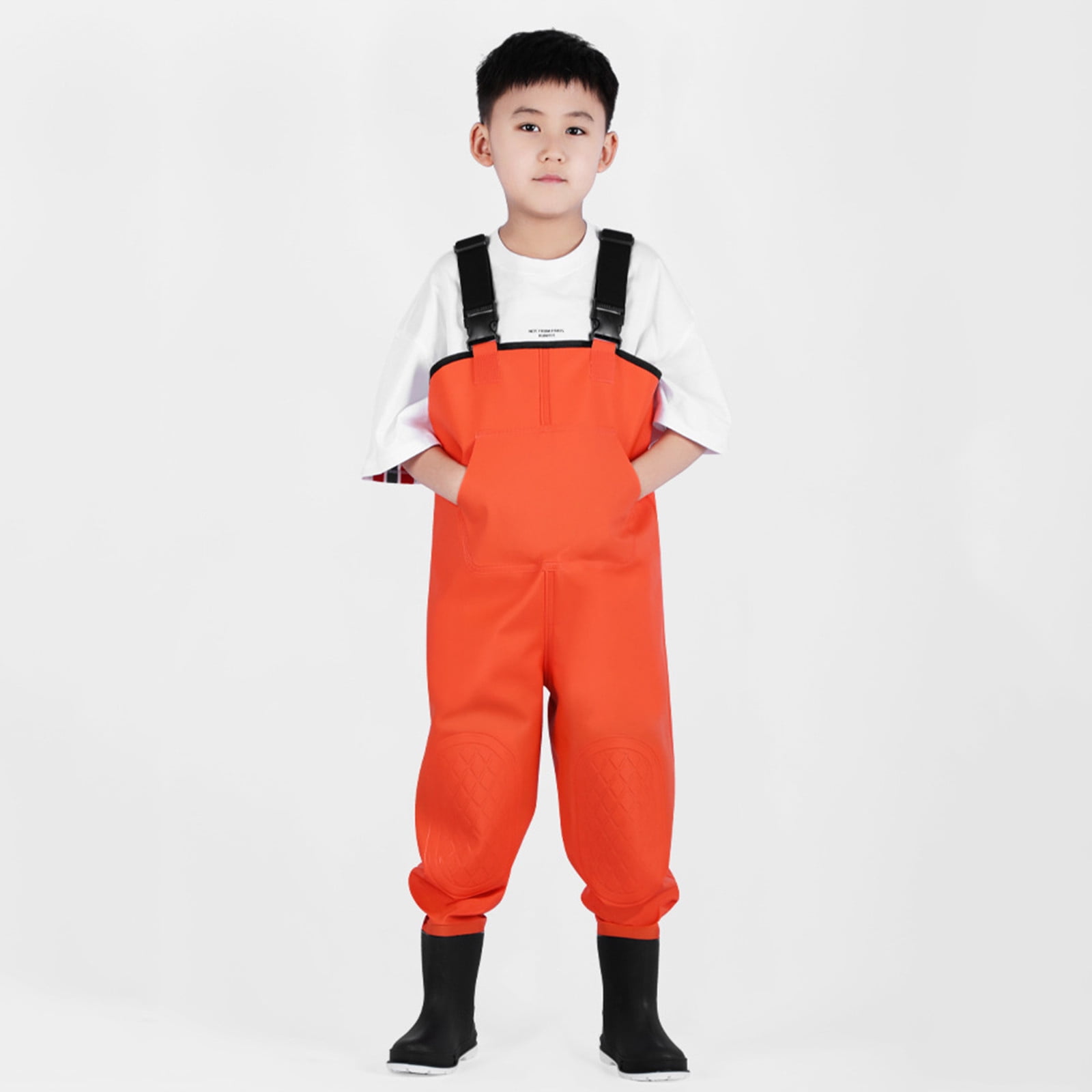 1 Piece Pants Wading Clothes Rain Pants Rain Boots One Children's ...