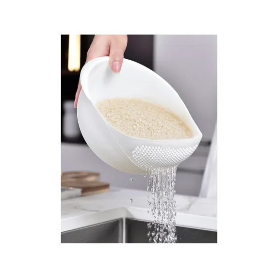 1 Piece - Plastic Drain Basket, Water Filter Basket, Rice Washing ...