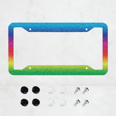 Rainbow LGBTQ Gay Pride Pattern License Plate Frame - Walmart.com