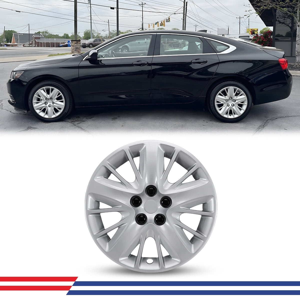 1 Piece Replacement 18inch Steel Wheel Hubcap For 2014-2020 CHEVY ...