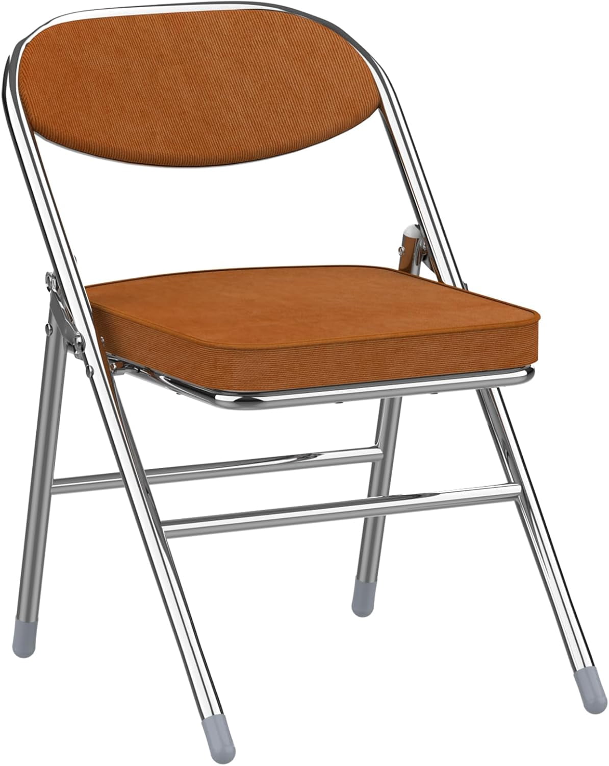1-Piece Set of Padded Folding Chair, Featuring Corduroy Fabric and ...