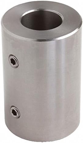 1 Piece Set Screw 5/8" Bore Dia. Stainless Steel Rigid Shaft Coupling ...