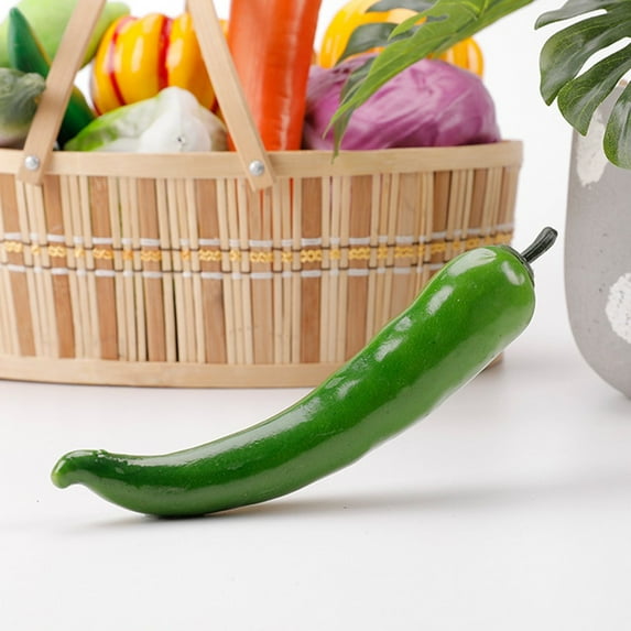 1 Piece Simulated Vegetables Green PVC Material Fake Vegetable Model ...