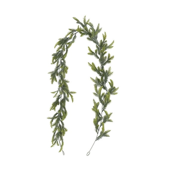 1 Piece Simulation Rattan Christmas Tree Pendant Green Pvc Ornament ...