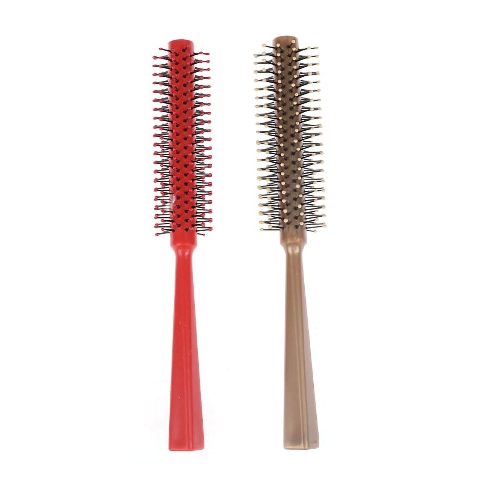 1 Piece Small Round Hair Brush for Thin or Short Hair Round Nylon Hair Brush - Walmart.com